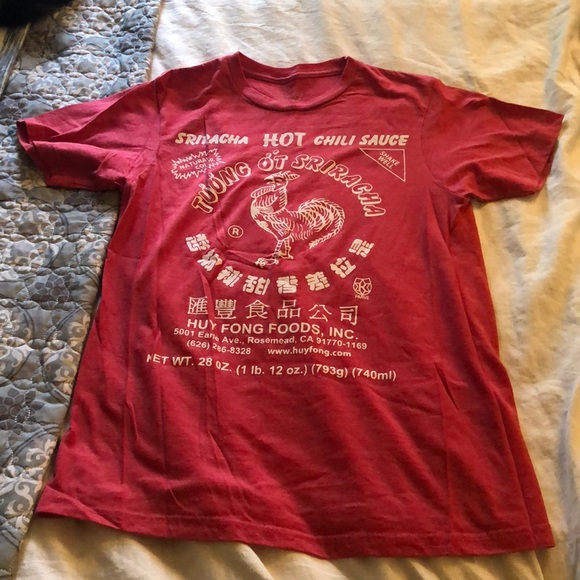 Ripple Junction | Shirts | Ripple Junction Red Sriracha Tee S | Poshmark